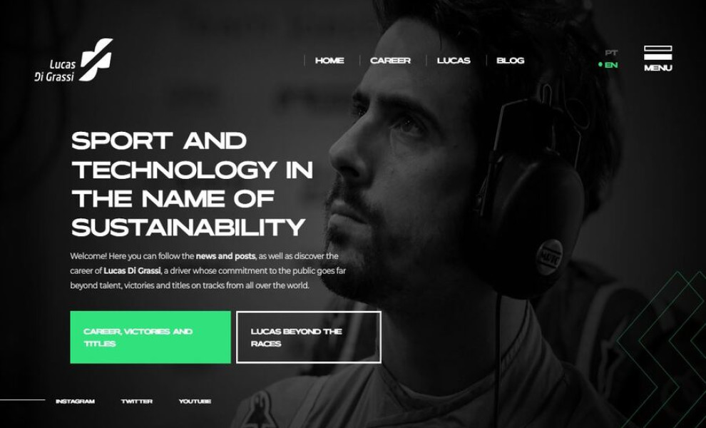 Lucas Di Grassi Web Design Analysis | DesignRush