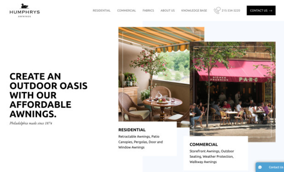 Humphrys Website Design Analysis | DesignRush