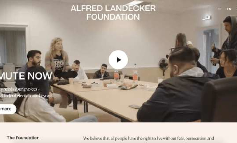 Alfred Landecker Foundation Website Design Analysis | DesignRush