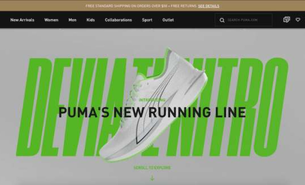 PUMA NITRO Experience Website Design Analysis | DesignRush