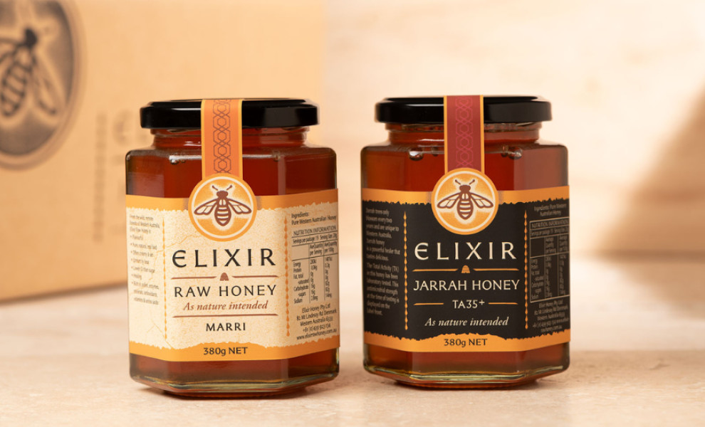 Elixir Raw Honey Packaging Design Analysis | DesignRush