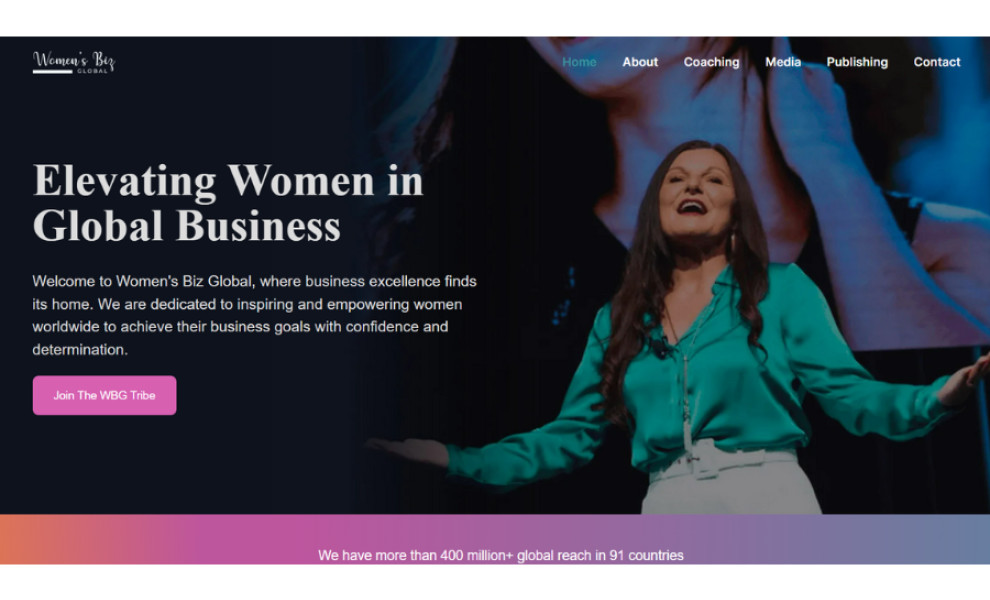 Women's Biz Global Web Design Analysis | DesignRush