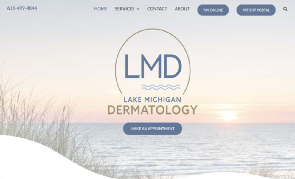 Lake Michigan Dermatology Website Design Analysis | DesignRush