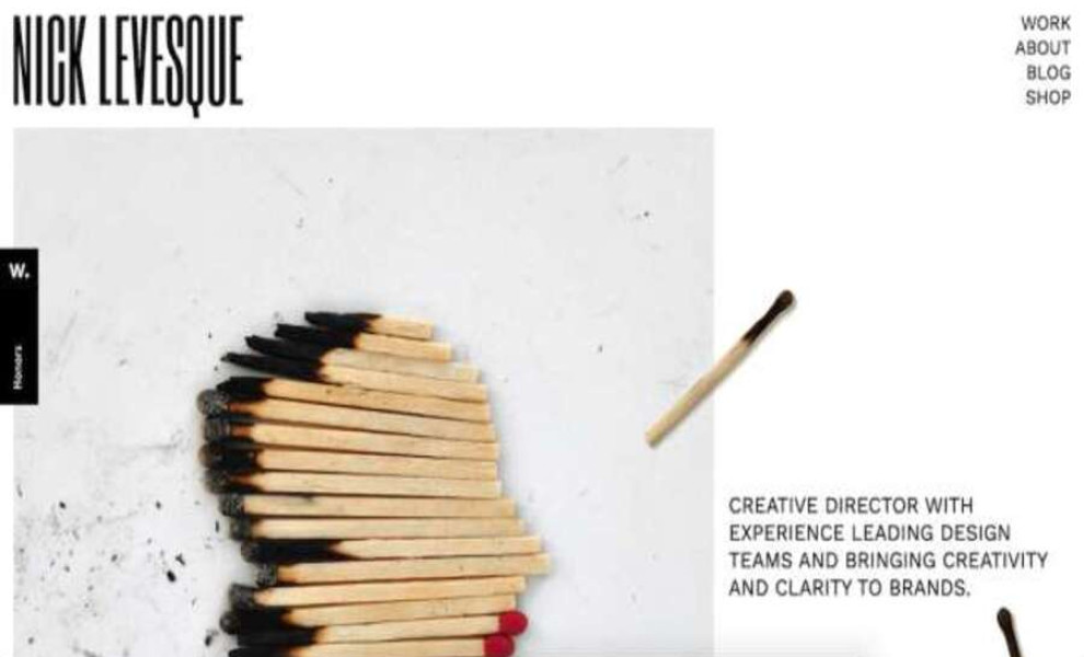 Nick Levesque Portfolio Website Design Analysis | DesignRush