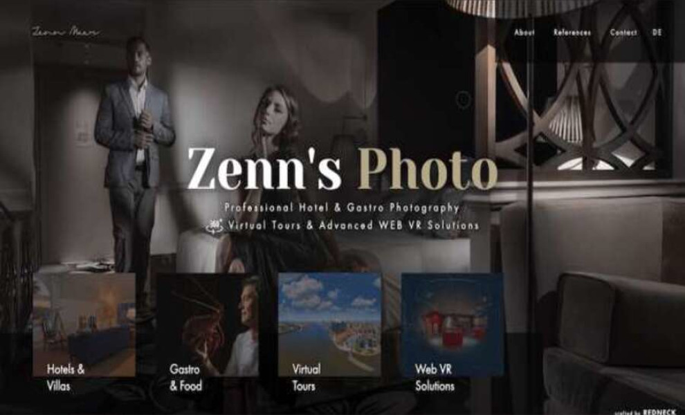 Zenn's Photo Website Design Analysis | DesignRush