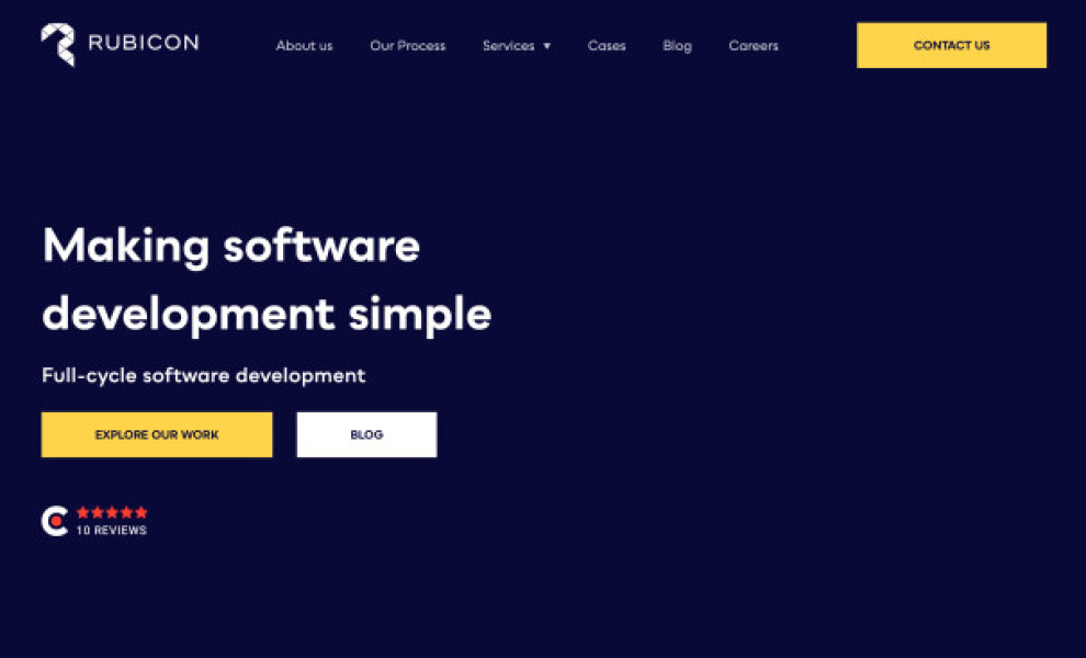 RUBICON Website Design Analysis | DesignRush