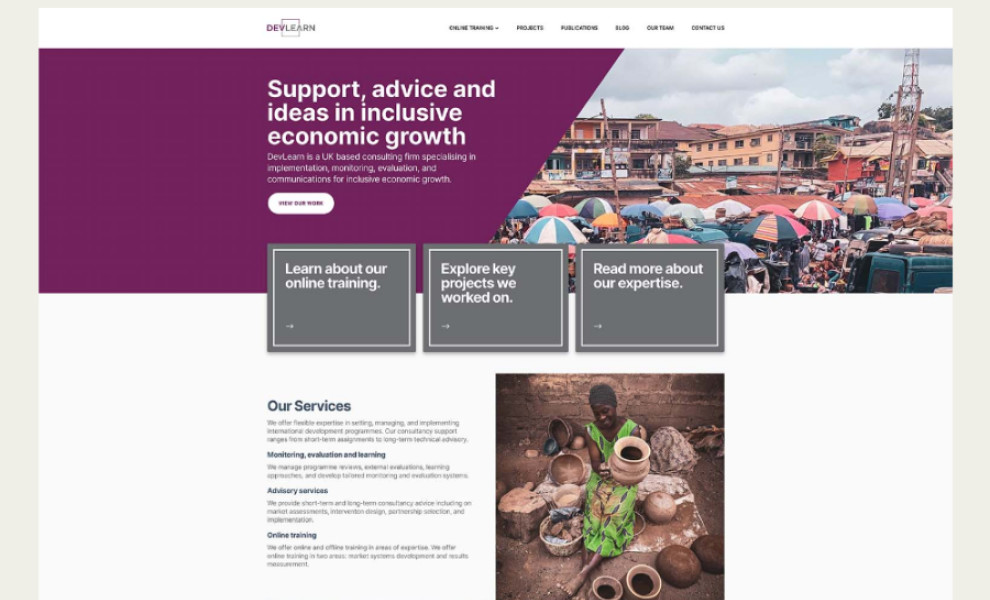 DevLearn Web Design Analysis | DesignRush