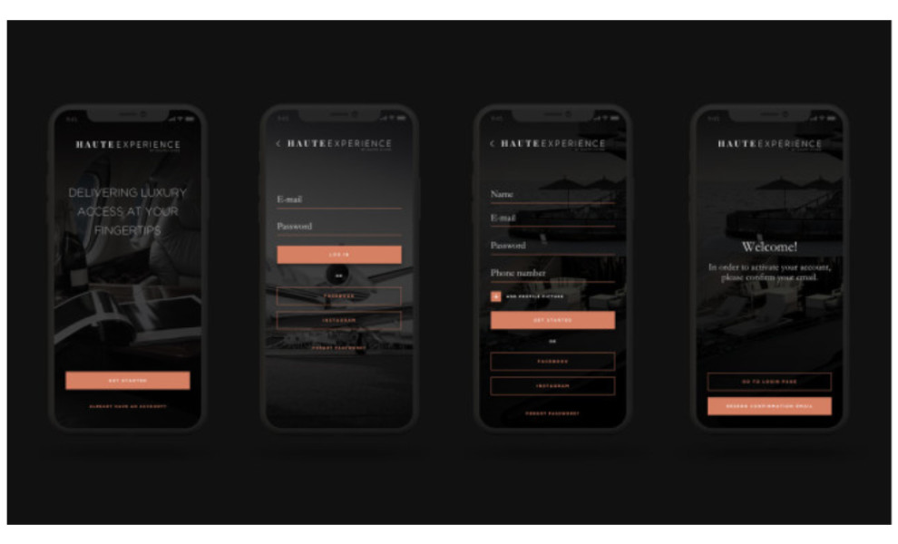 Haute Experience App Design Analysis | DesignRush