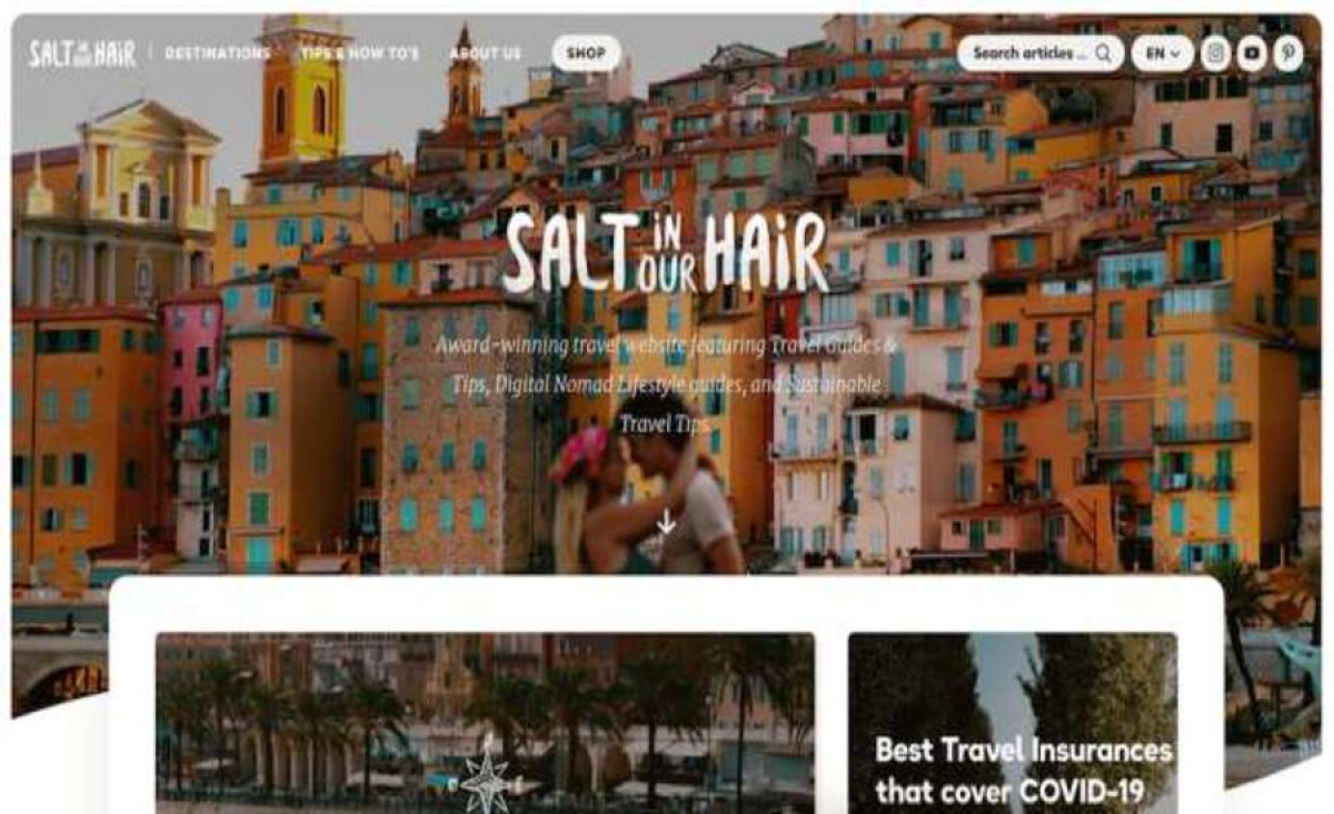 Salt In Our Hair Website Design Analysis | DesignRush