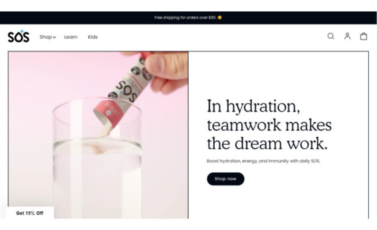 SOS Website Design Analysis | DesignRush