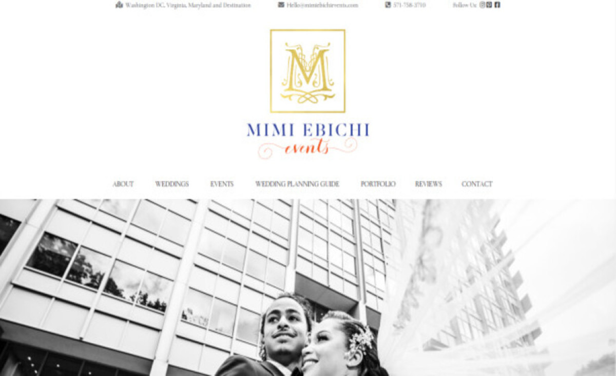 Mimi Ebichi Events Web Design Analysis | DesignRush