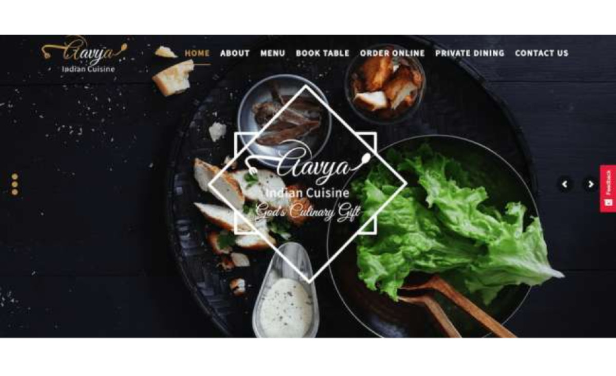 Aavya Indian Cuisine Website Design Analysis | DesignRush