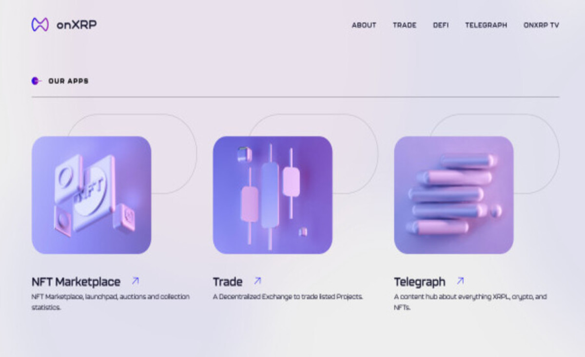 onXRP Web Design Analysis | DesignRush