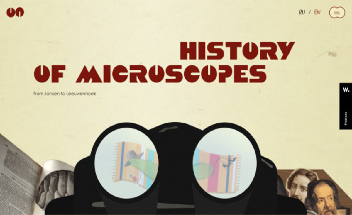 History of Microscopes Web Design Analysis | DesignRush
