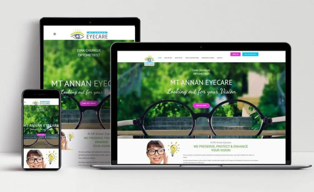 Mt Annan Eyecare Website Design Analysis | DesignRush