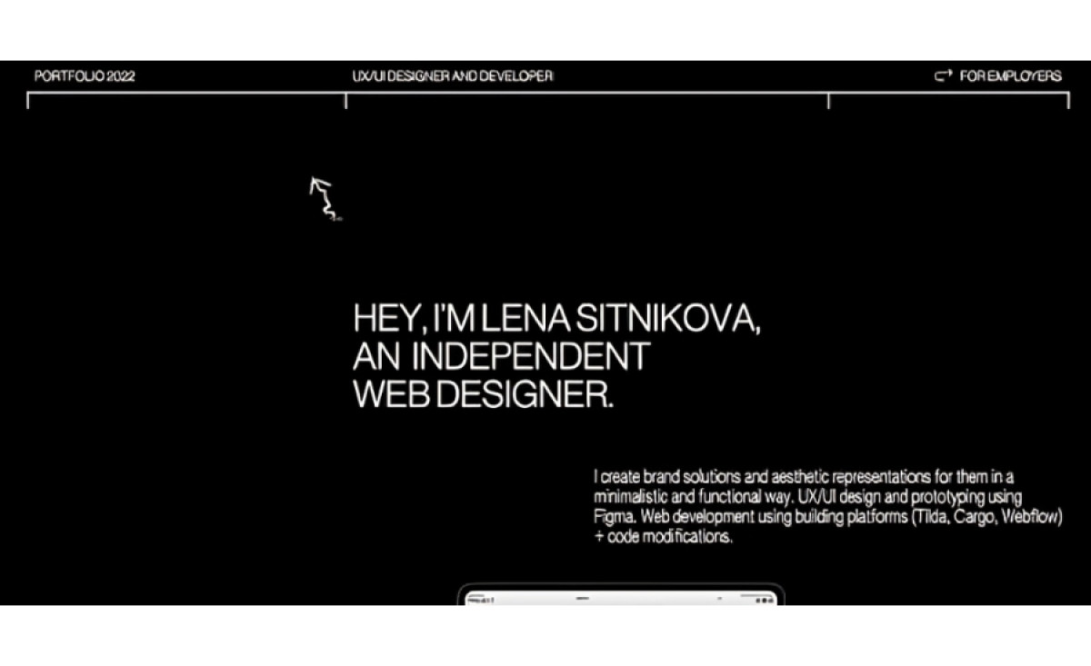 Lena Sitnikova Website Design Analysis | DesignRush