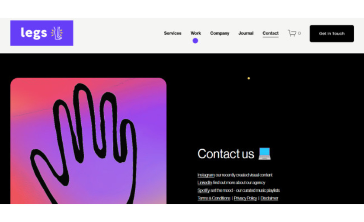 Legs Brands Website Design Analysis | DesignRush