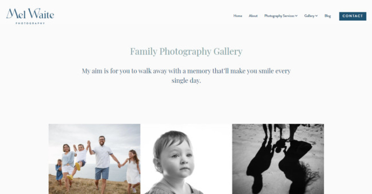 Mel Waite Photography Website Design Analysis | DesignRush