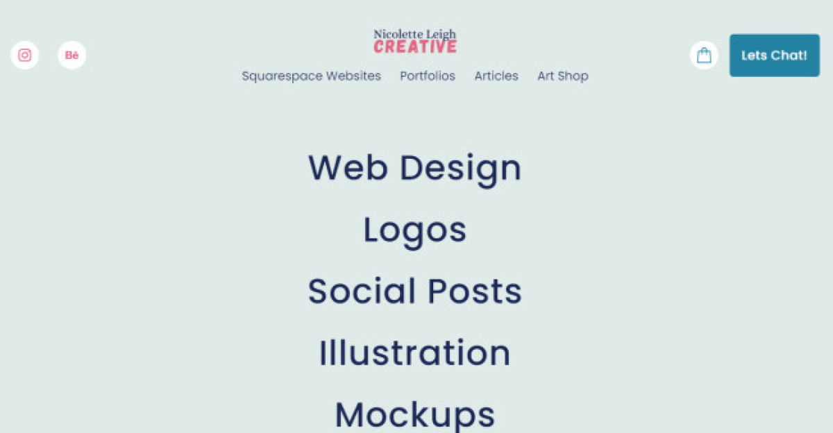 Nicolette Leigh Creative Website Design Analysis | DesignRush