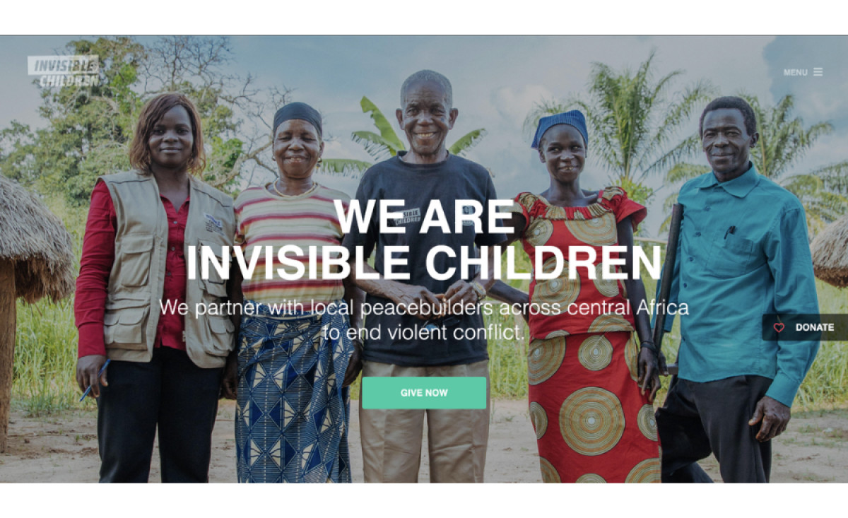 Invisible Children Website Design Analysis | DesignRush
