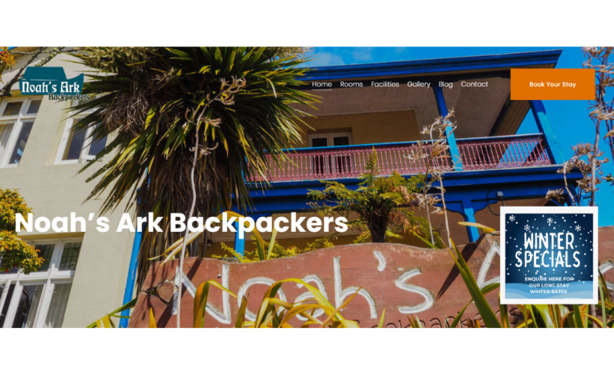 Noah's Ark Backpackers Web Design Analysis | DesignRush