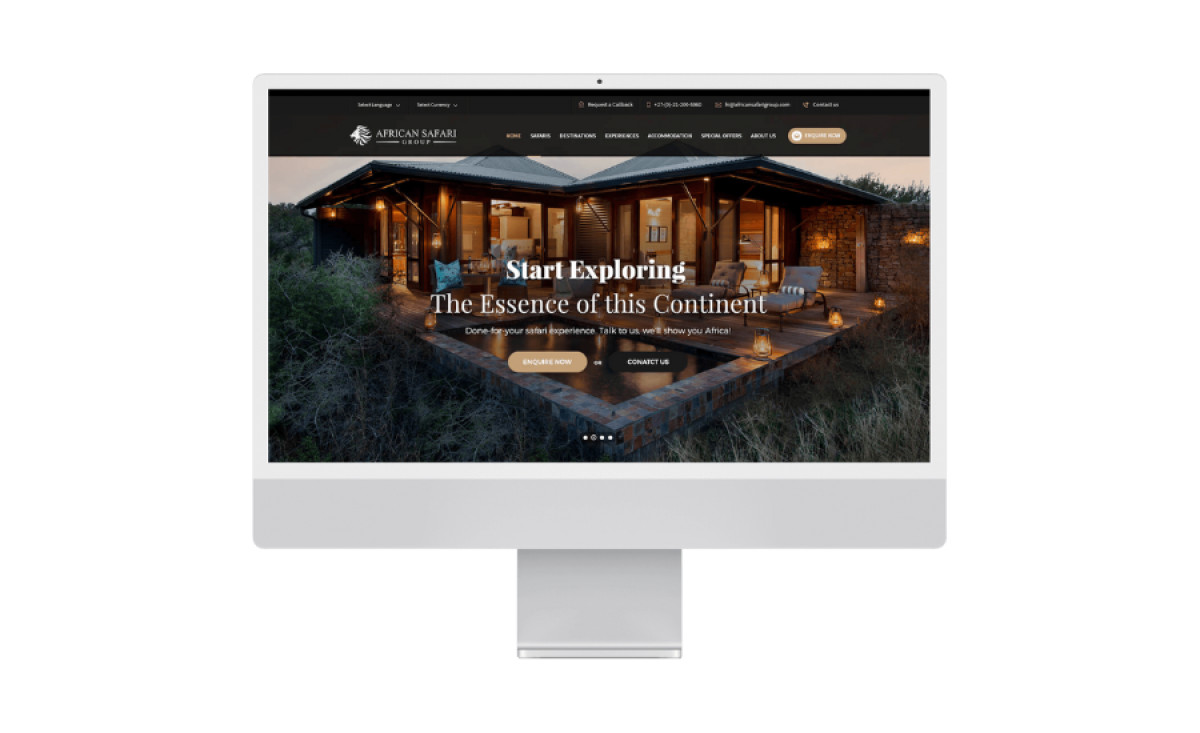 African Safari Group Website Design Analysis | DesignRush