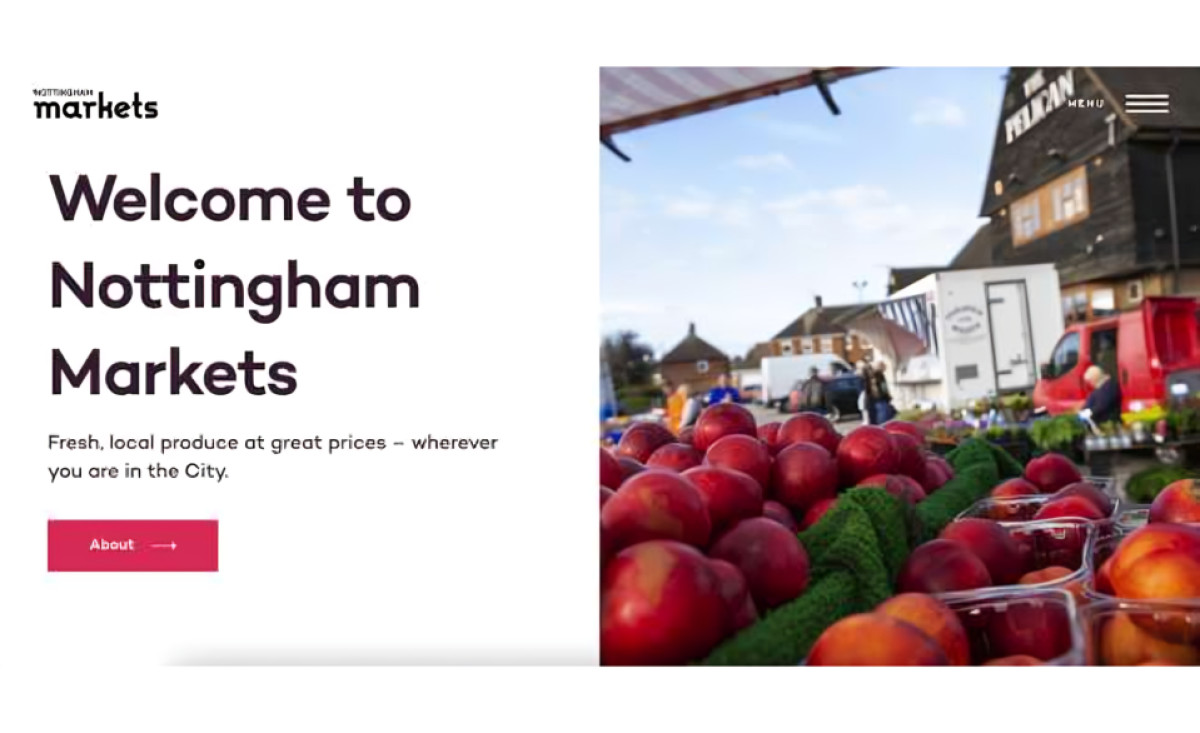 Markets of Nottingham Website Design Analysis | DesignRush