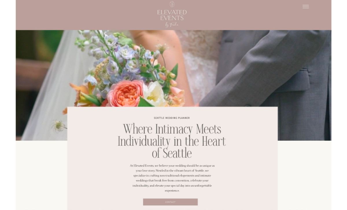 Elevated Events by Tosha Website Design Analysis | DesignRush