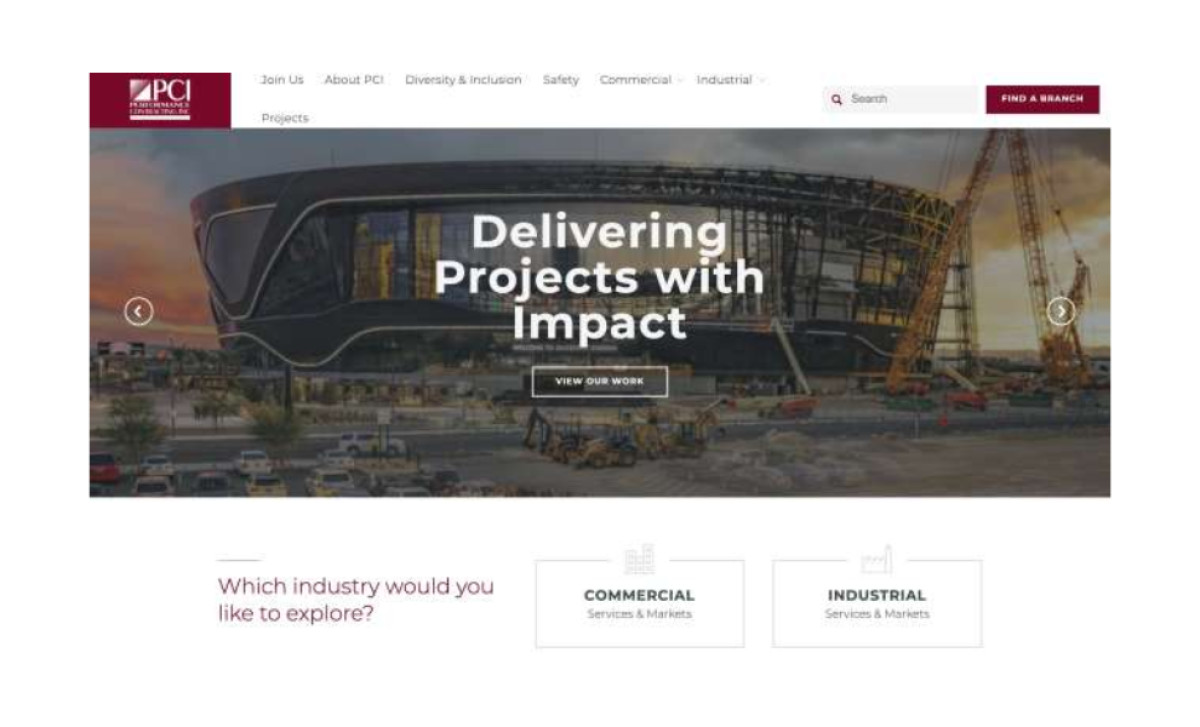 Performance Contracting Group Website Design Analysis | DesignRush