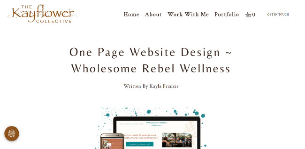 Wholesome Rebel Wellness Website Design Analysis | DesignRush
