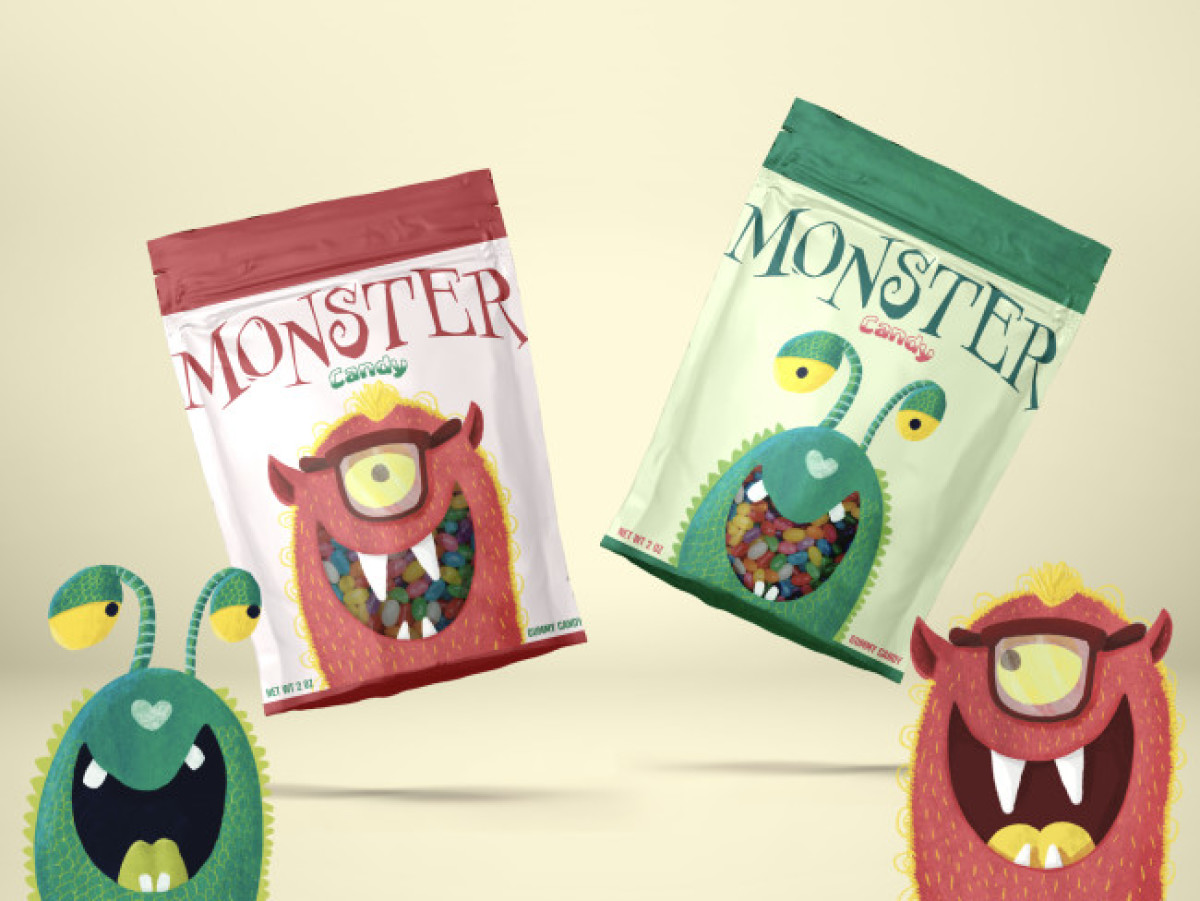 Monster Candy Packaging Design Analysis | DesignRush