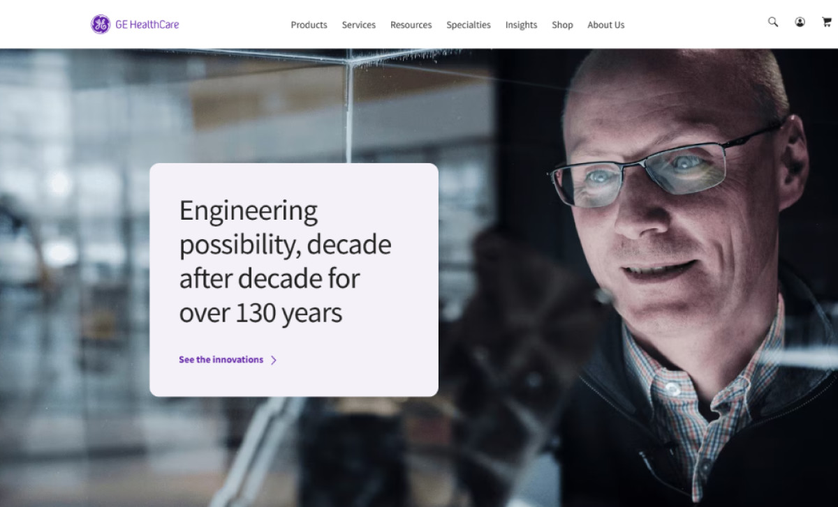 GE Website Design Analysis | DesignRush