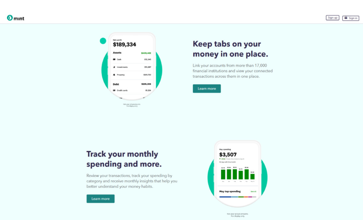 Mint Website Design Analysis | DesignRush