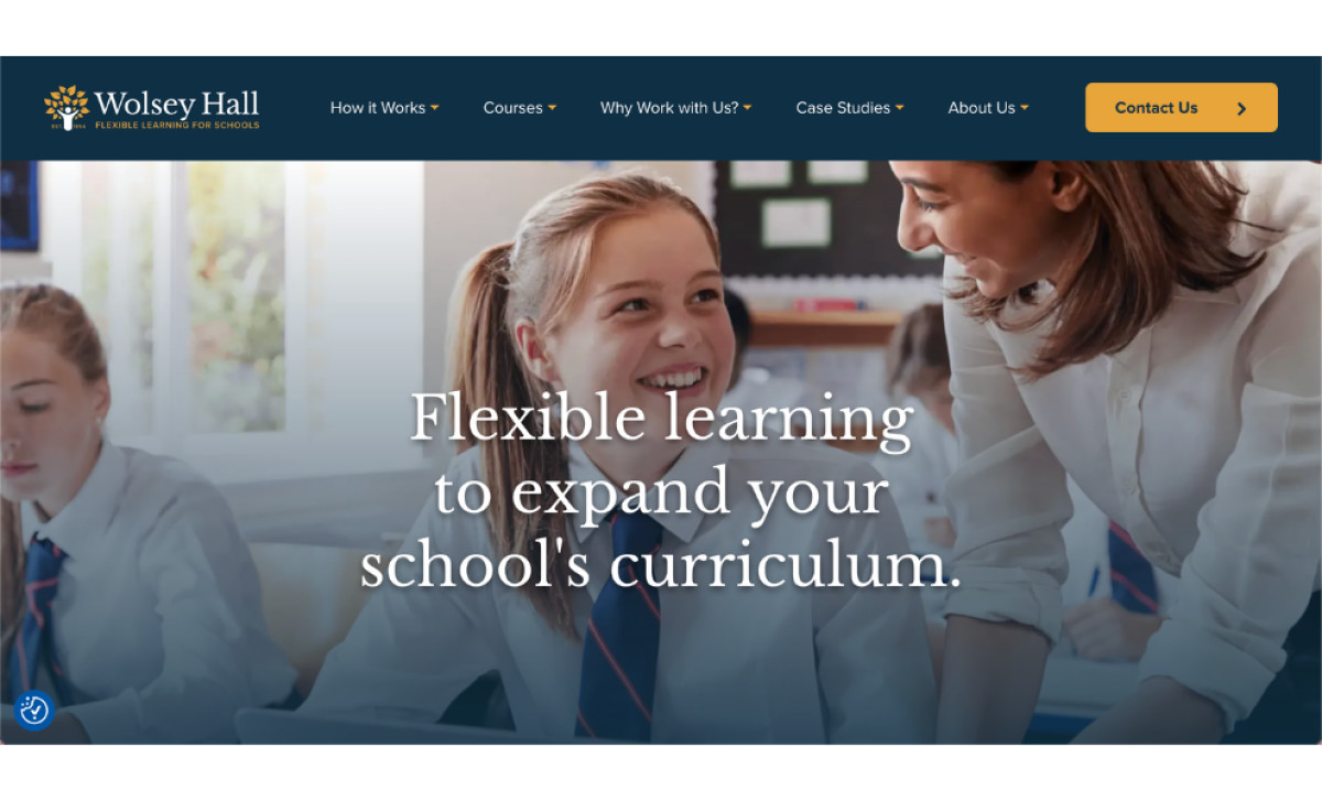 Wolsey Hall for Schools Website Design Analysis | DesignRush