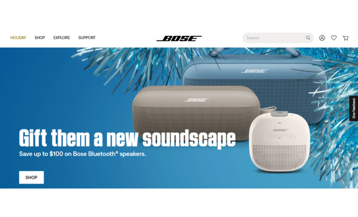 Bose Website Design Analysis | DesignRush