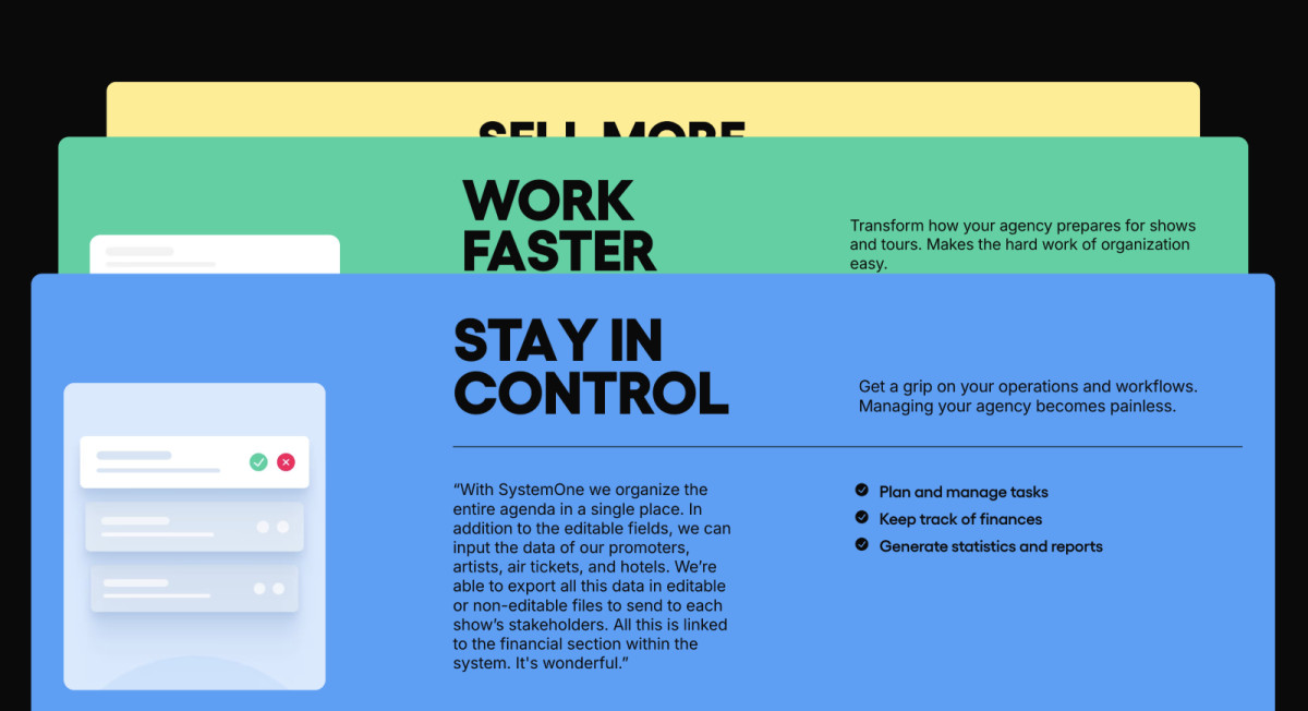 System One Website Design Analysis | DesignRush