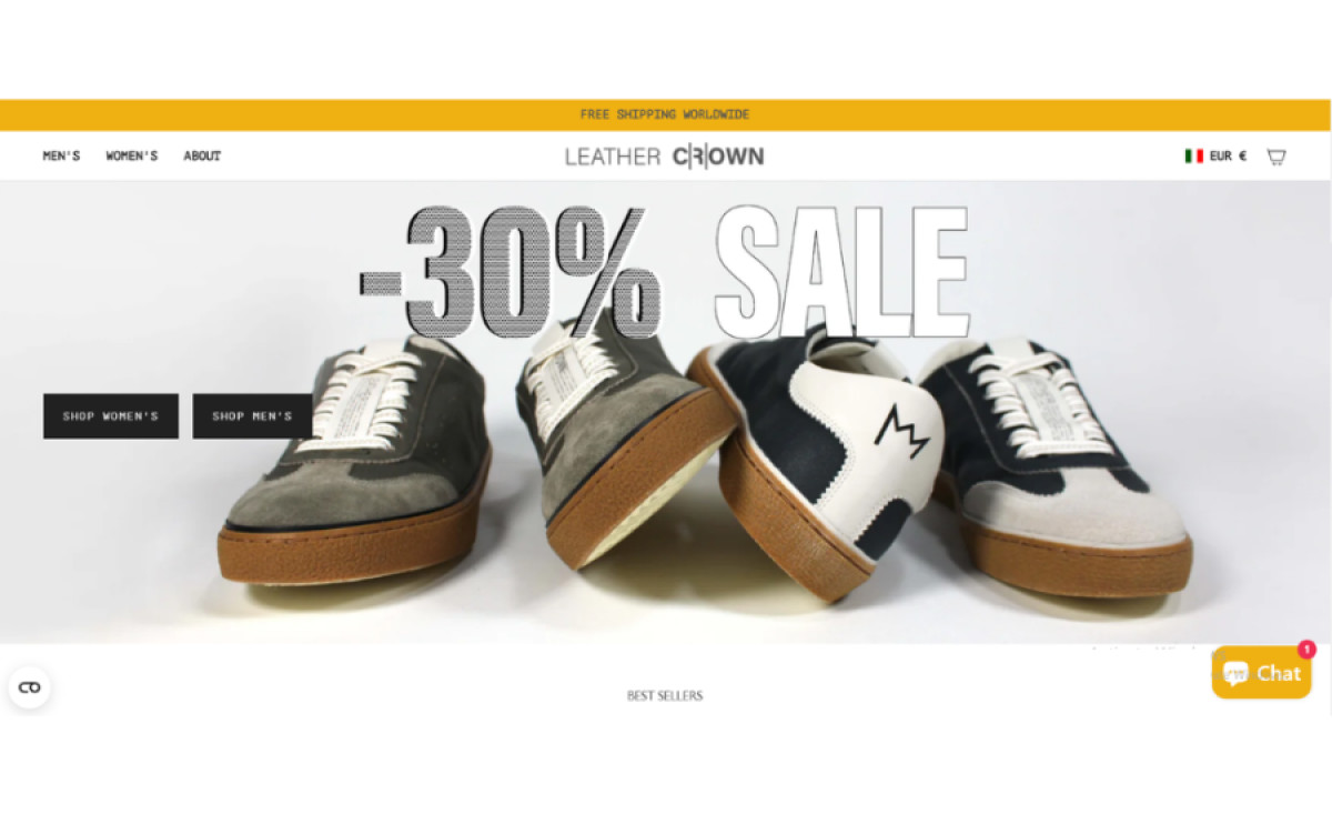 Leather Crown Website Design Analysis | DesignRush