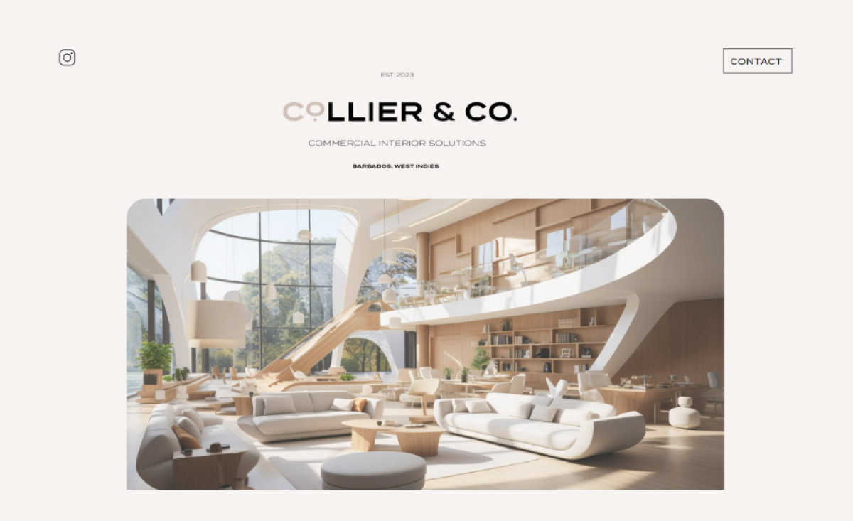 Collier & Co. Commercial Interior Solutions Website Design Analysis ...