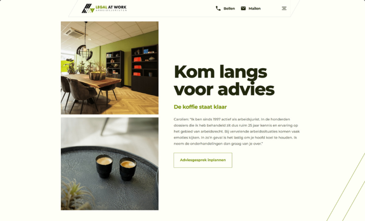 Legal at Work Website Design Analysis | DesignRush