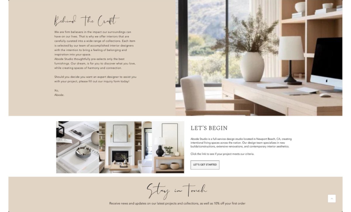 Abode Studio Website Design Analysis | DesignRush