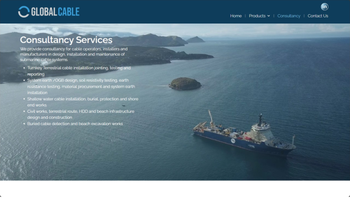 Global Cable Website Design Analysis | DesignRush