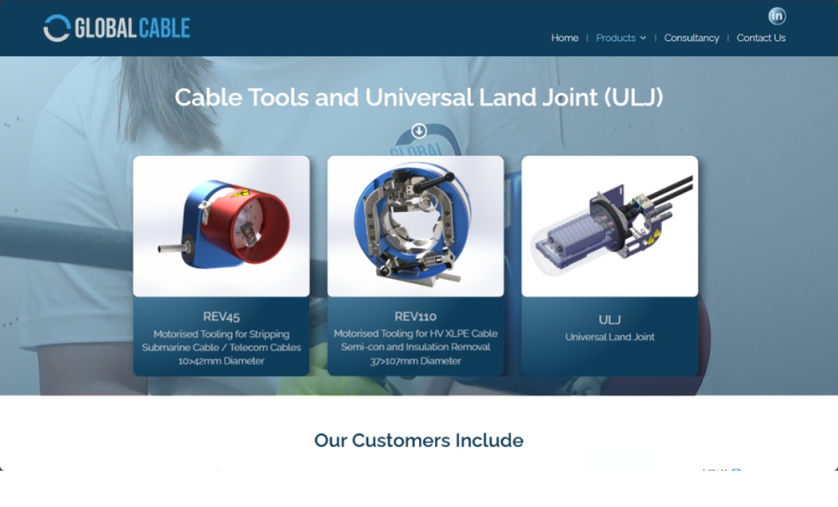 Global Cable Website Design Analysis | DesignRush