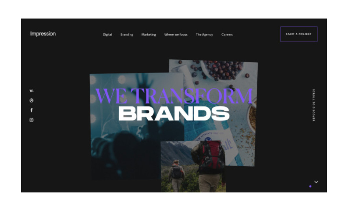 Impression Website Design Analysis | DesignRush