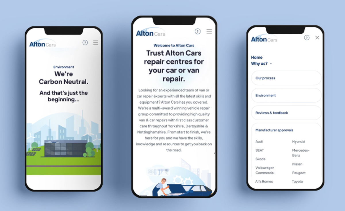 Alton Cars Website Design Analysis | DesignRush