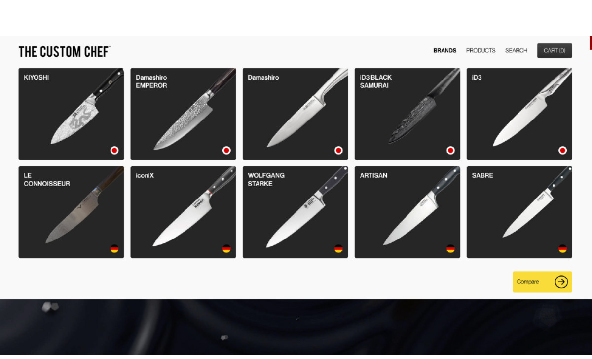 THE CUSTOM CHEF™ Website Design Analysis | DesignRush
