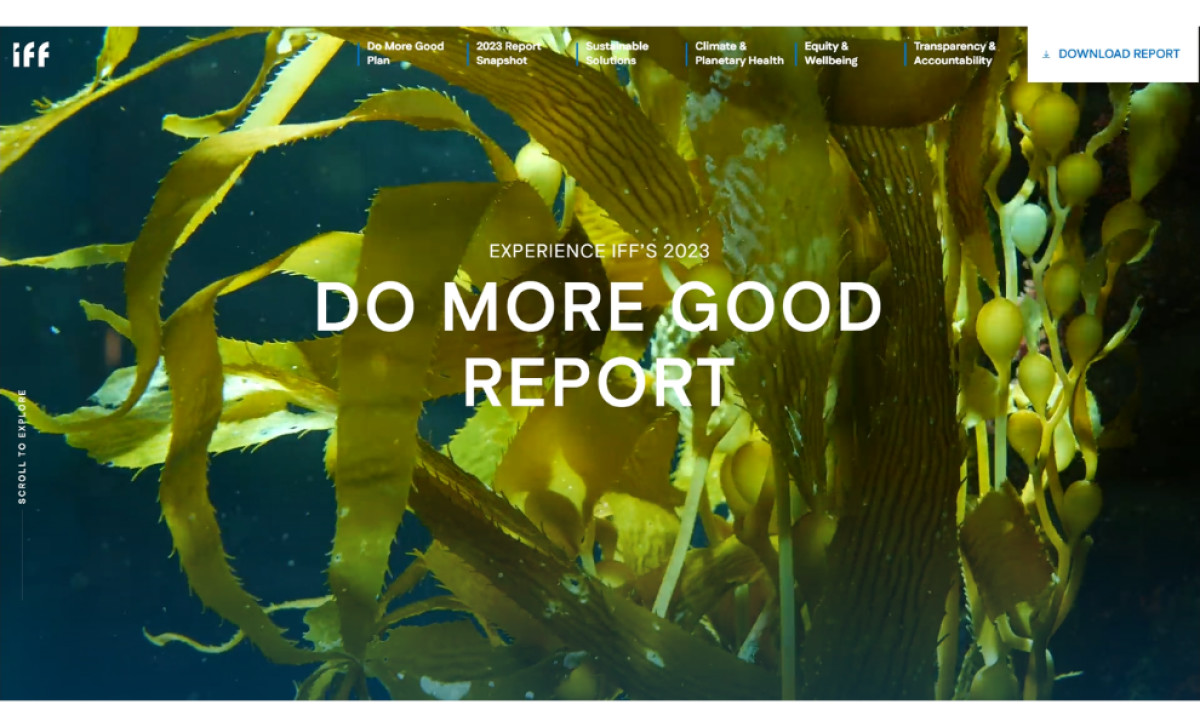 International Flavors & Fragrances 2024 Sustainability Report Web ...