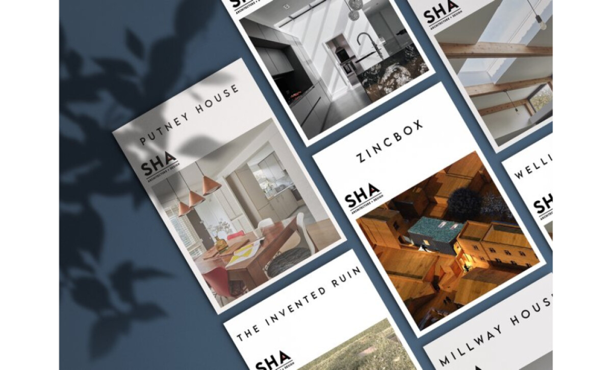 SHA Architecture + Design Brochure Print Design Analysis | DesignRush