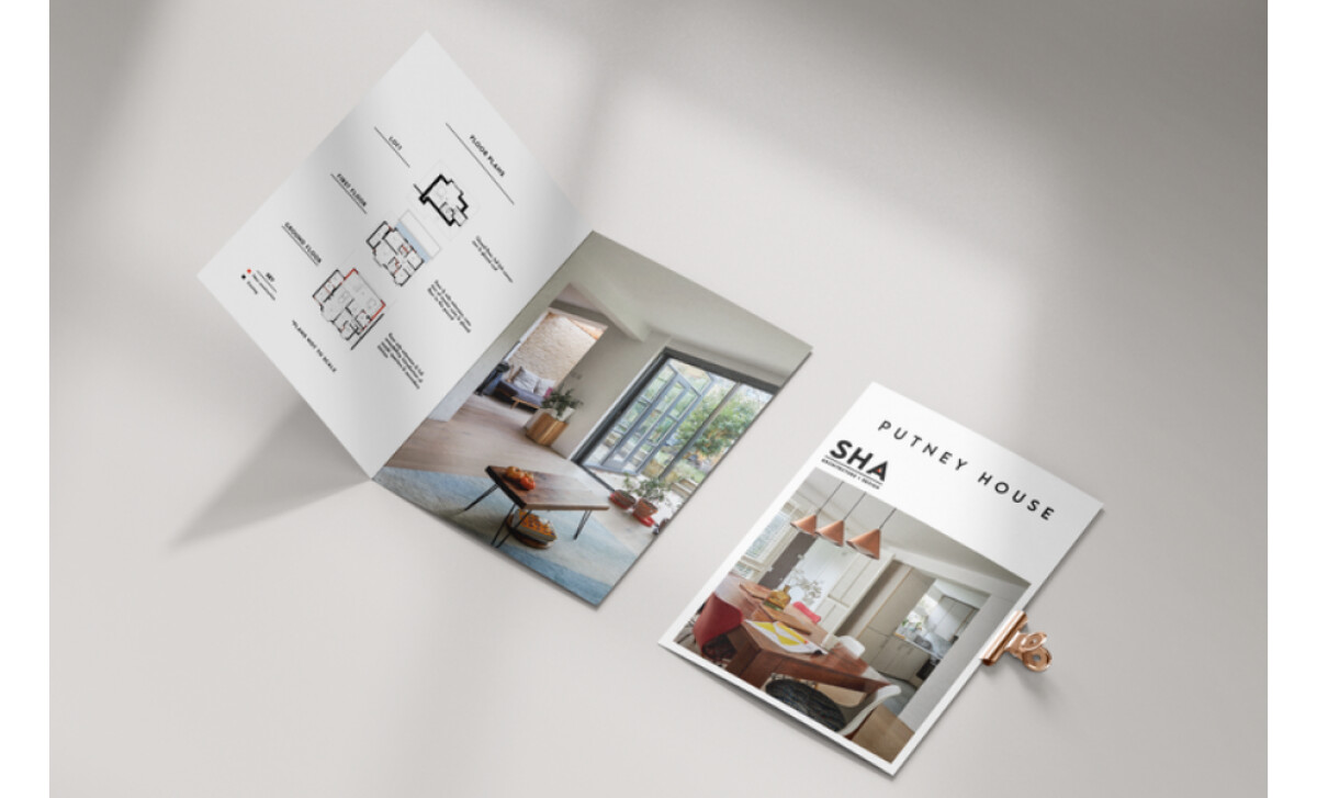 SHA Architecture + Design Brochure Print Design Analysis | DesignRush