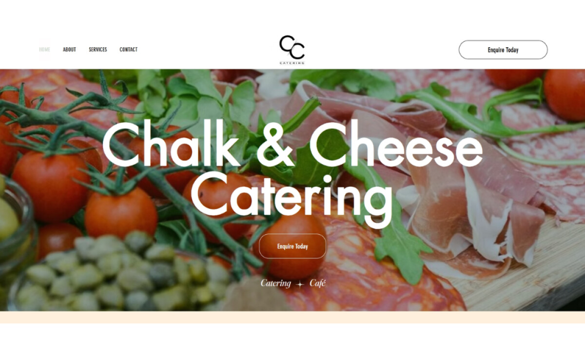 Chalk & Cheese Catering Website Design Analysis | DesignRush