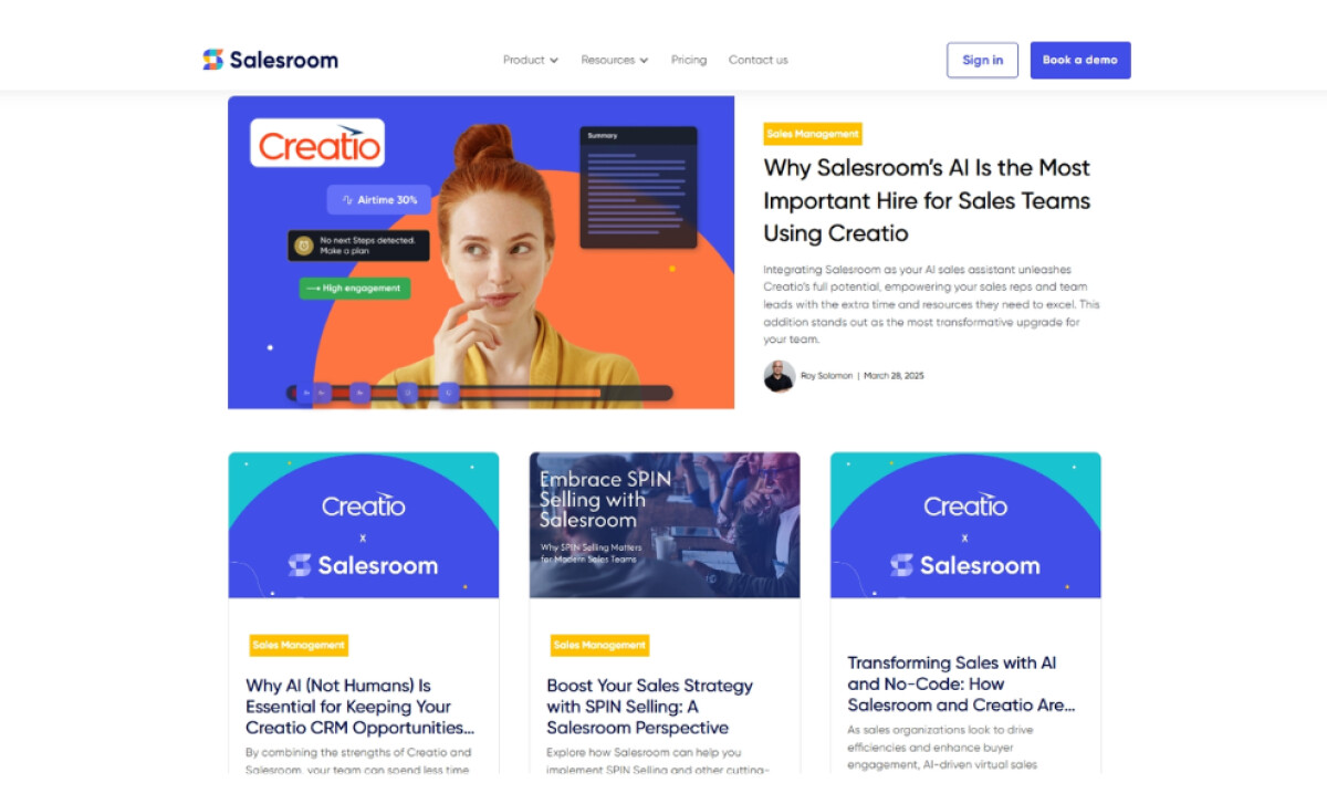 Salesroom Inc Website Design Analysis | DesignRush